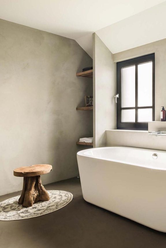 Microcemento paredes, materiales e instaron